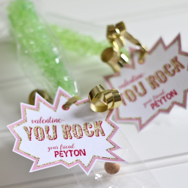 You Rock Valentine - Etsy