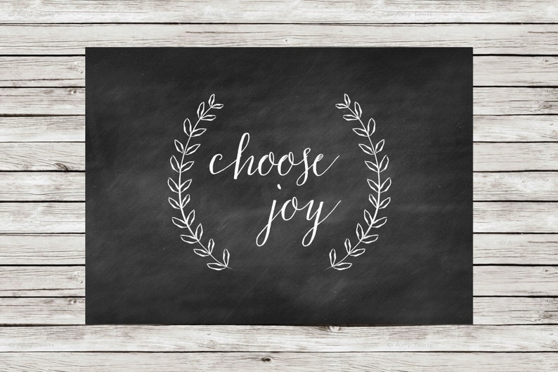 Choose Joy Printable Wall Art - Etsy