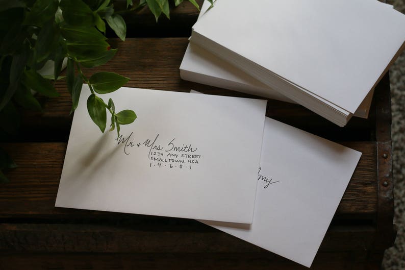 Double Envelopes Inner/outer Envelopes Size 5 1/4 X - Etsy