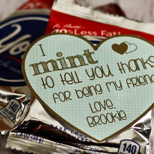Mint Thank You - Etsy