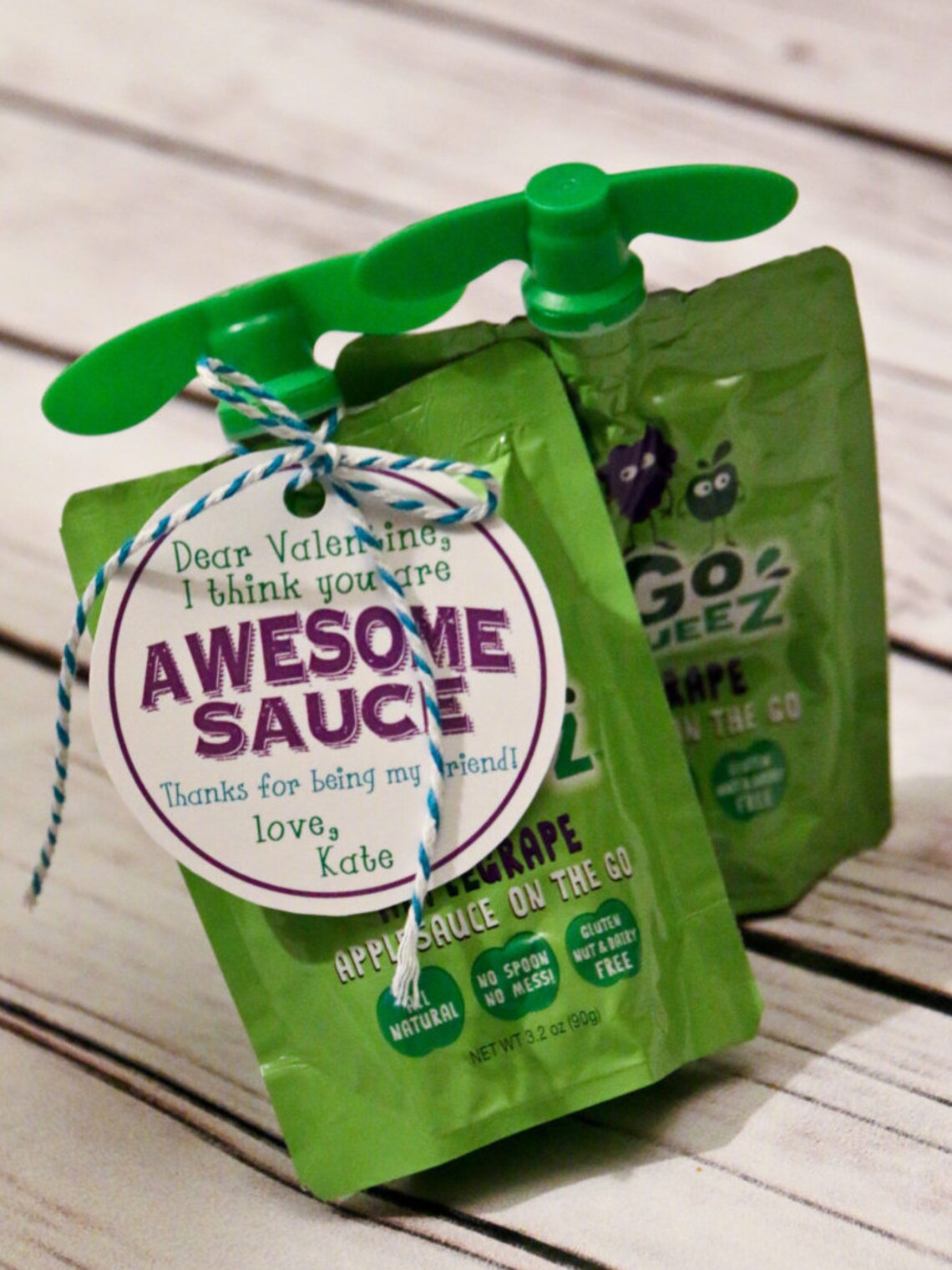 Valentine Printable I Think You Are AWESOME SAUCE - Etsy