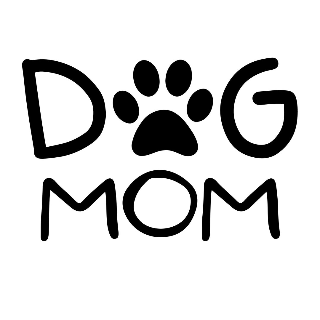 Dog Mom SVG and PNG File - Etsy