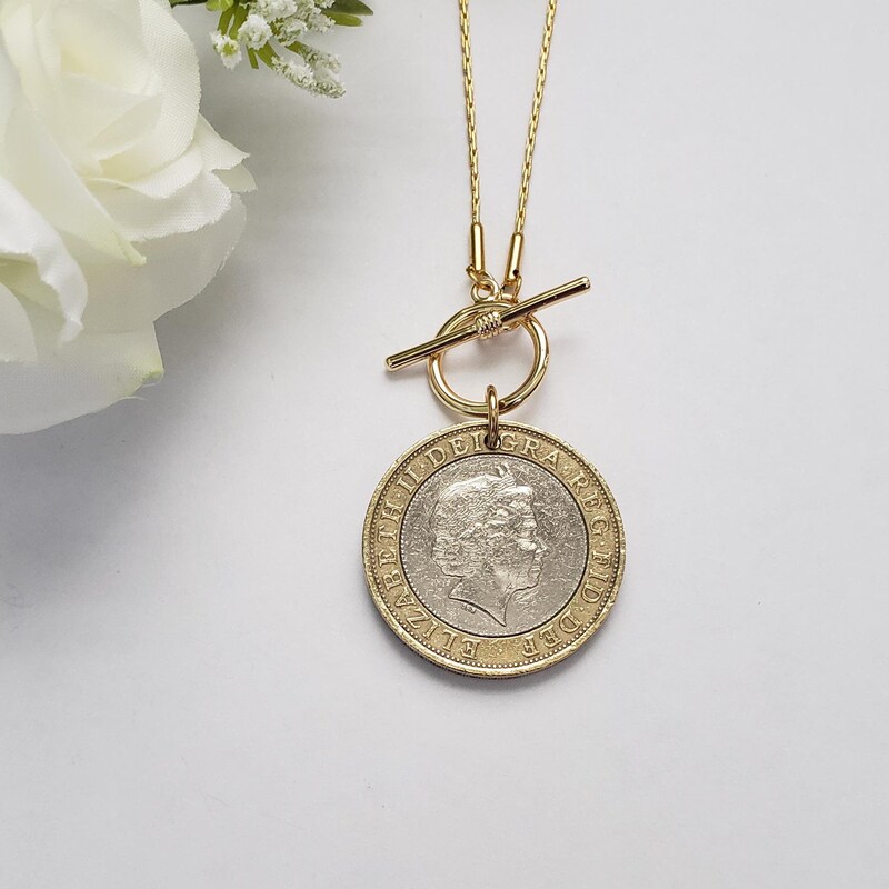 Gold Coin Necklaces London - Etsy