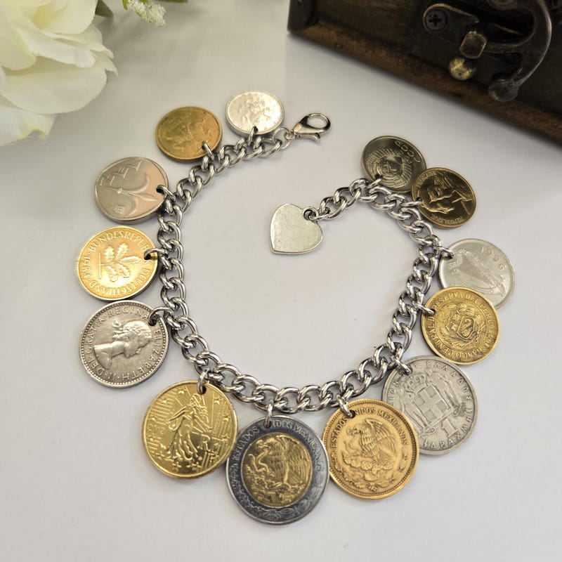 Coin Bracelet - Etsy