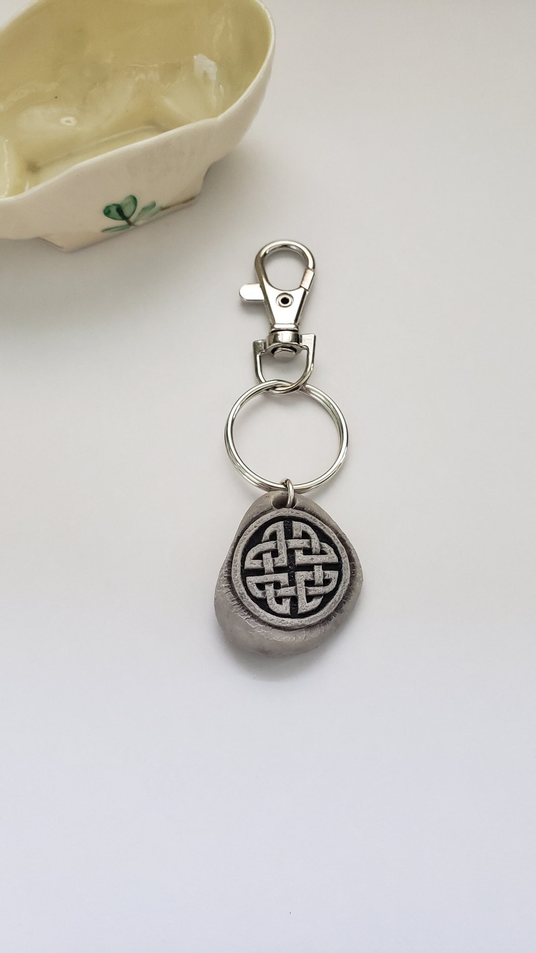 Celtic Knot Keychain, Celtic Birthday Gift, Lucky Charm Keychain, Irish ...