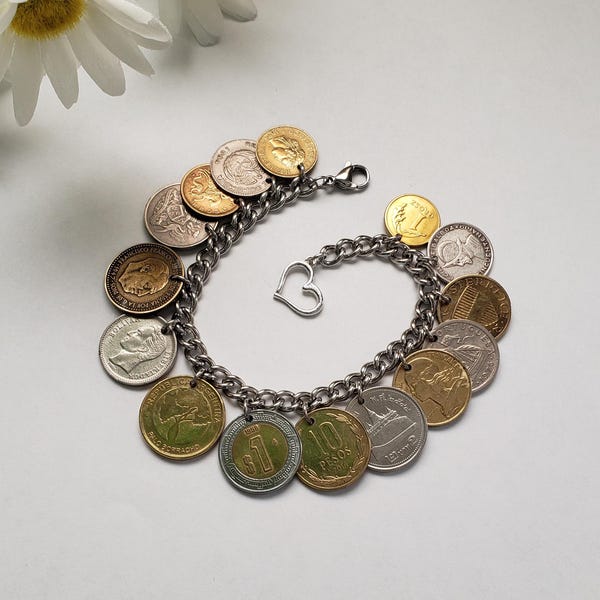Coin Bracelet - Etsy