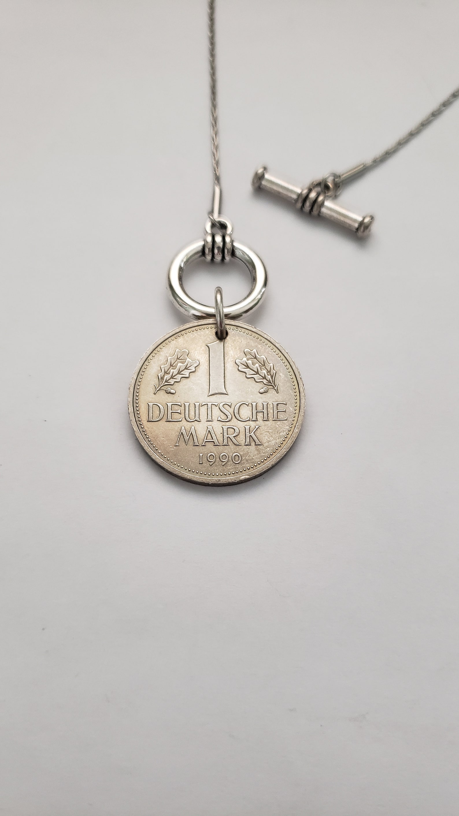German Coin Necklace, Deutsche Mark Coin Pendant, German Gift, Heritage ...