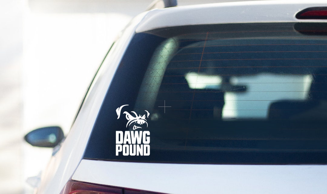 Dawg Pound Car Decal / Car Decal / Tumbler Decal / Stanley Cup Decals ...