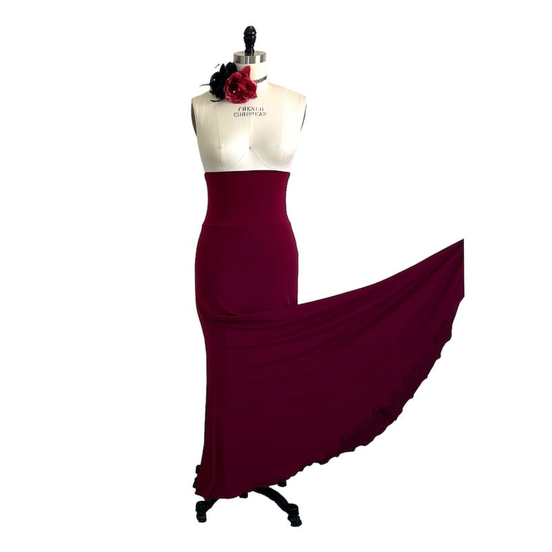 Mermaid Dress Burgundy - Etsy