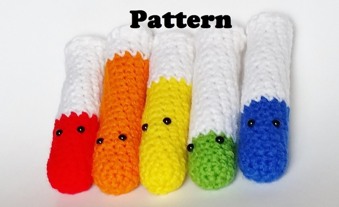 PATTERN Amigurumi Crochet Test Tube- Soft Science Toy - Etsy