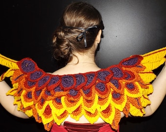 Crochet Phoenix Shawl Pattern - Etsy