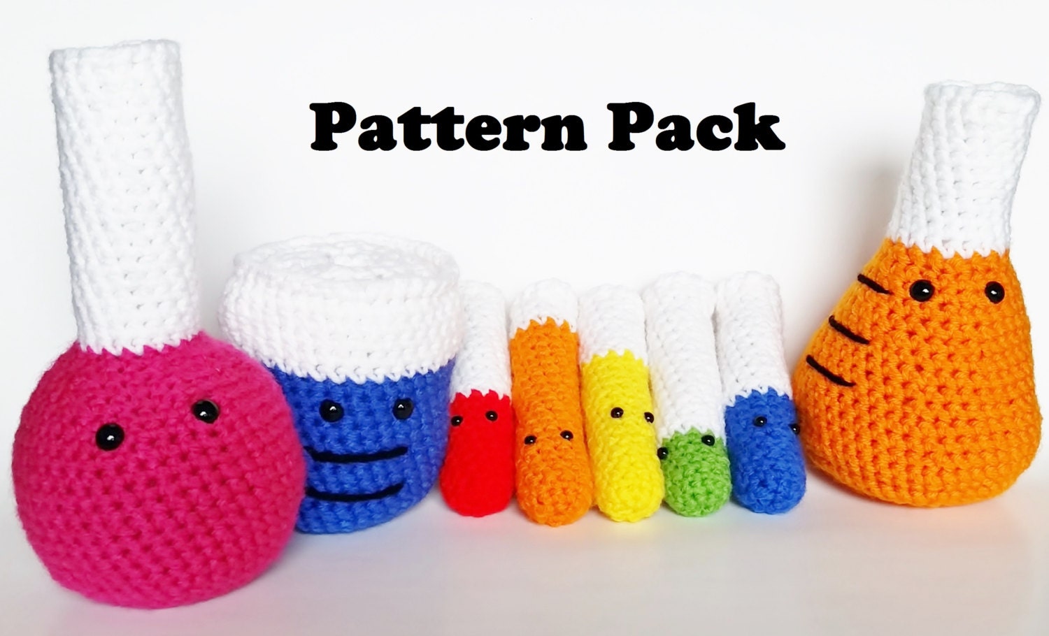 PATTERN Amigurumi Crochet Soft Science Toy Pattern Pack- 4 Patterns - Etsy
