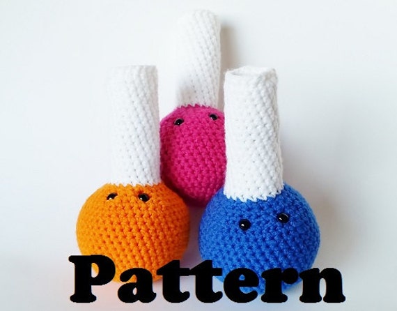 PATTERN Amigurumi Crochet Volumetric Flask Soft Science Toy | Etsy