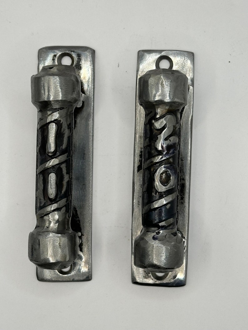 Handmade Industrial Rebar Cabinet Handles: Modern Steel Door Pulls - Etsy