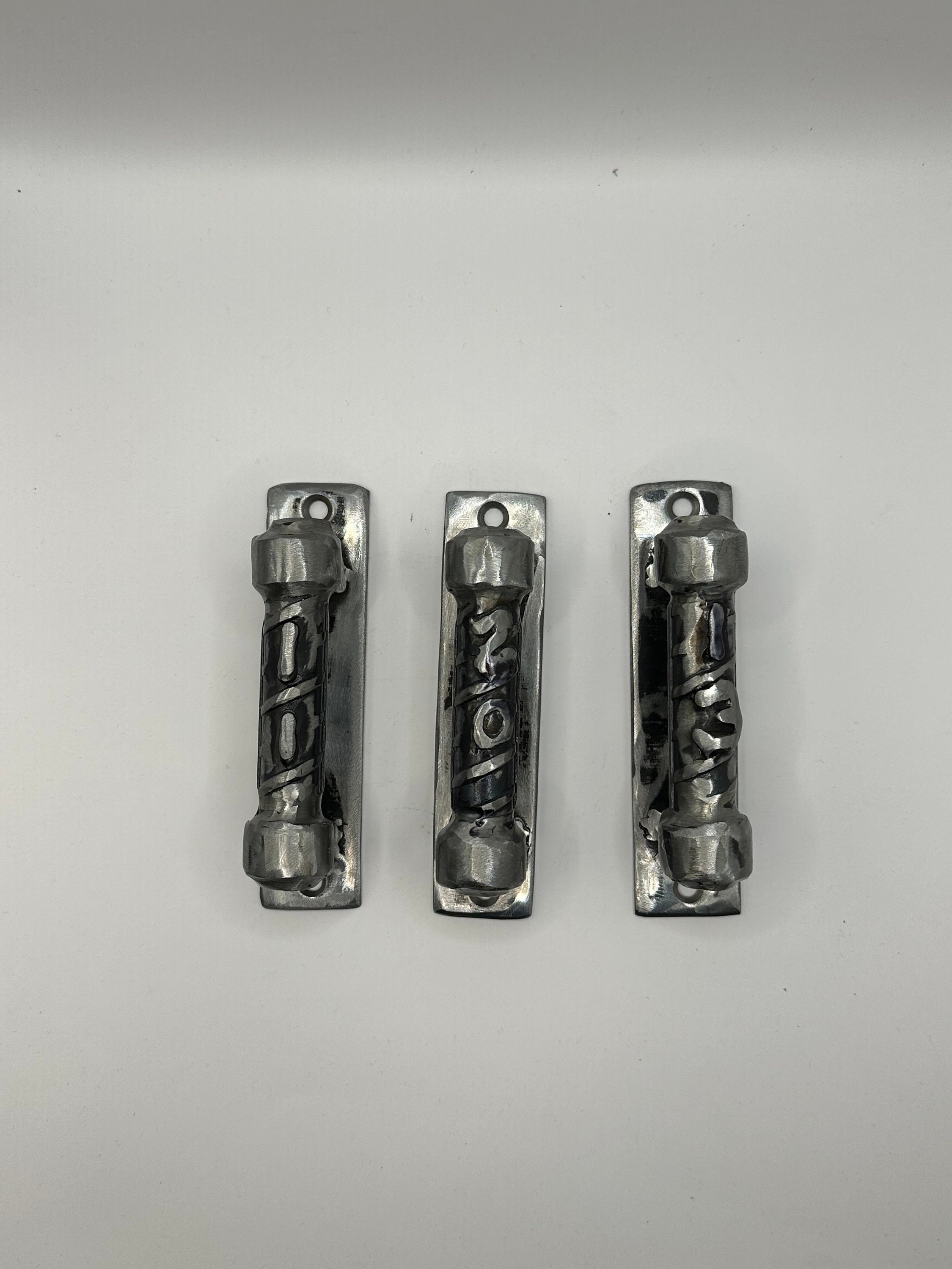 Handmade Industrial Rebar Cabinet Handles: Modern Steel Door Pulls - Etsy