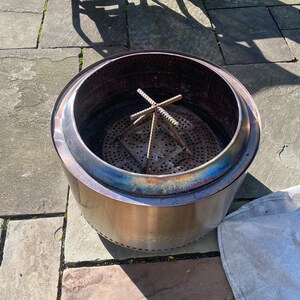 Fire Pit Grate, Camp Fire Teepee Grate, Steel Fire Grate, Cooking Fire ...