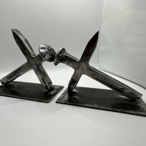 Railroad Spike Book Ends, Country Western Decor,farmhouse Decor ...