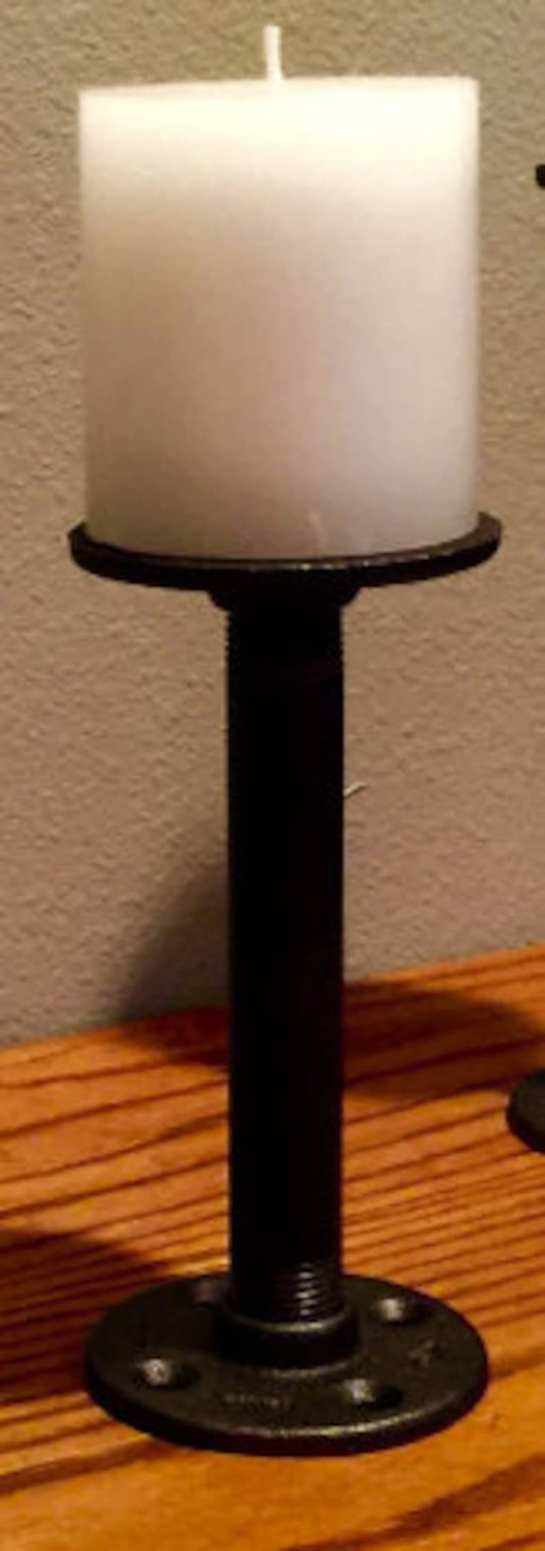 Industrial Pipe Candle Holders Steampunk Industrial Modern - Etsy