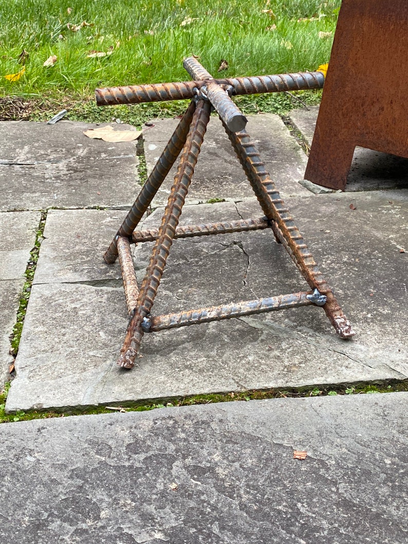 Fire Pit Grate, Camp Fire Teepee Grate, Steel Fire Grate, Cooking Fire ...