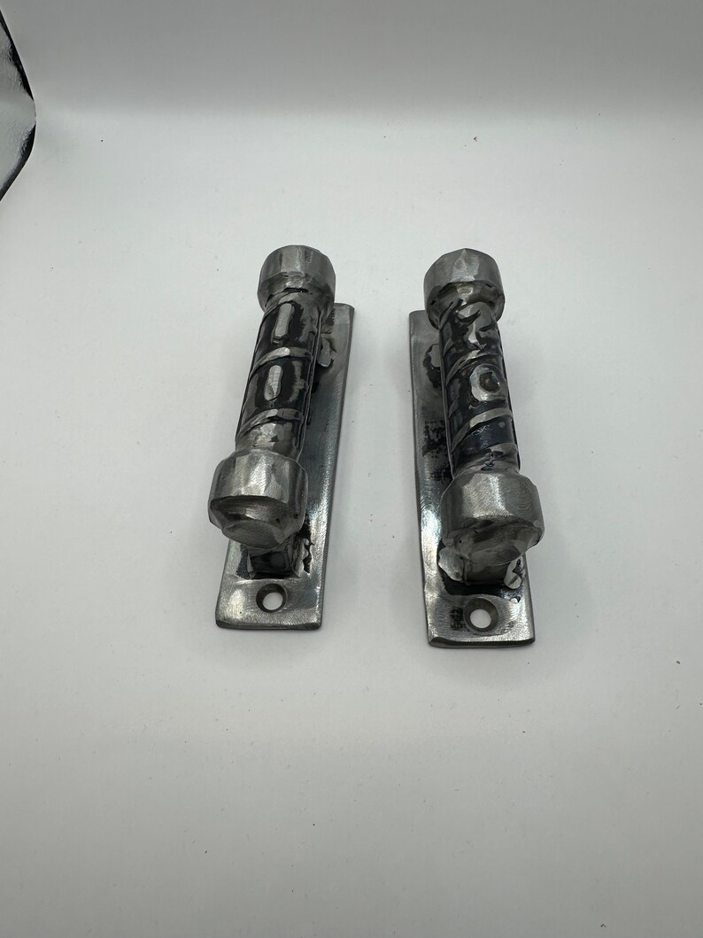 Handmade Industrial Rebar Cabinet Handles: Modern Steel Door Pulls - Etsy