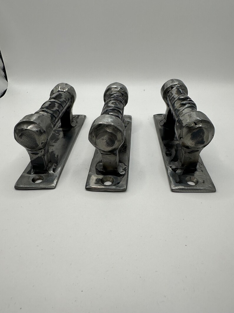 Handmade Industrial Rebar Cabinet Handles: Modern Steel Door Pulls - Etsy