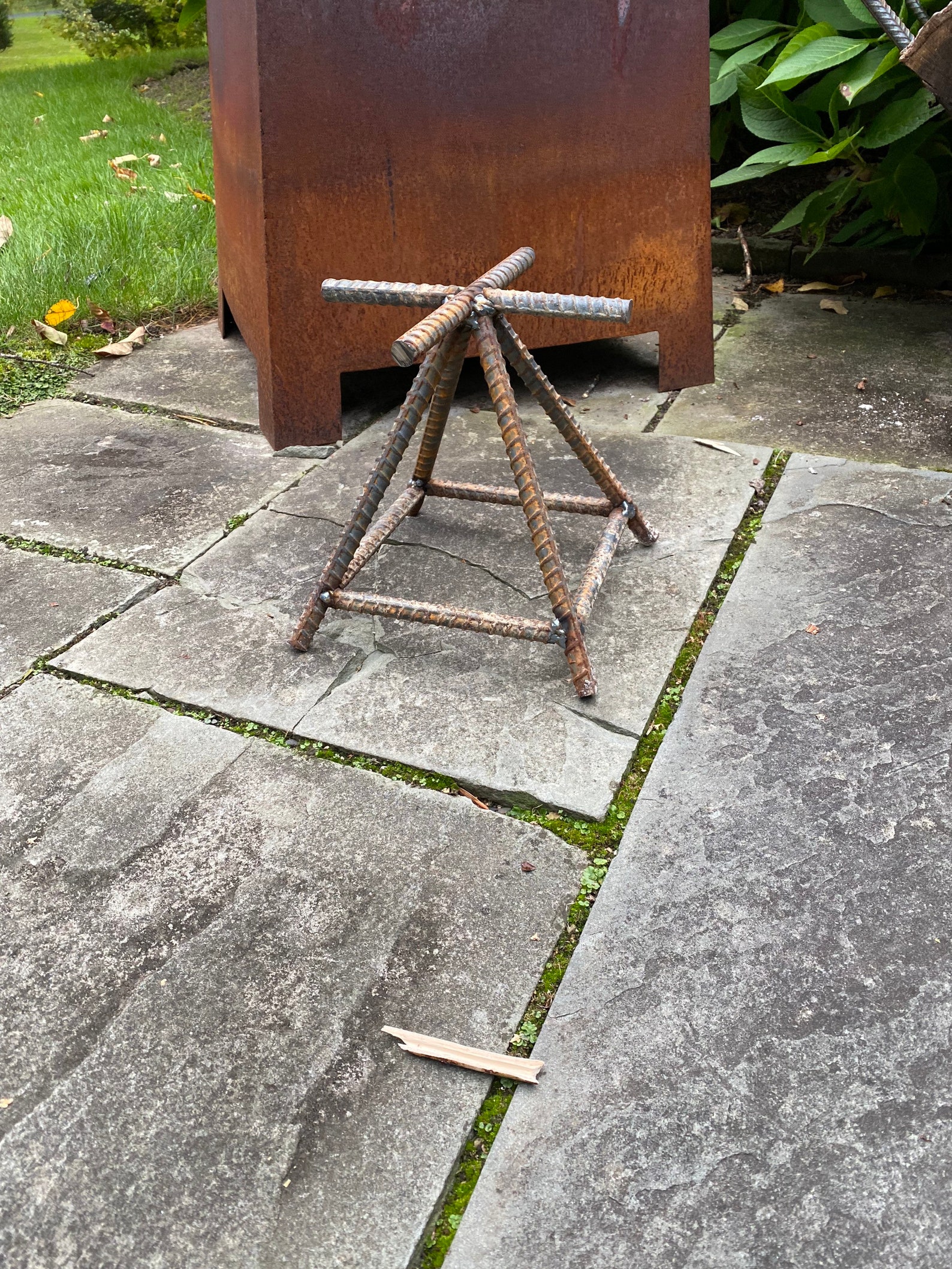 Fire Pit Grate, Camp Fire Teepee Grate, Steel Fire Grate, Cooking Fire ...