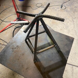Fire Pit Grate, Camp Fire Teepee Grate, Steel Fire Grate, Cooking Fire ...