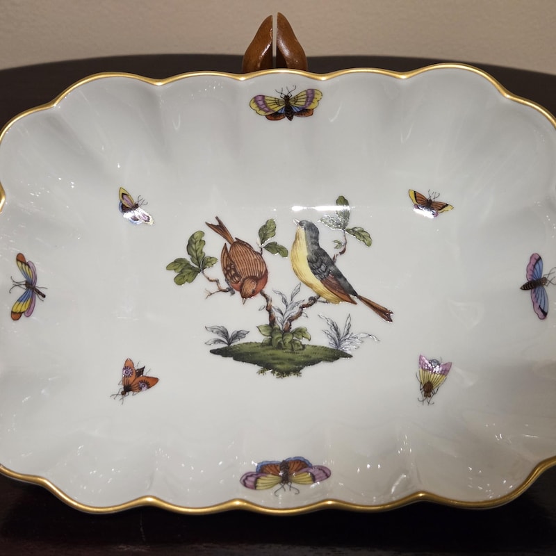 Herend Rothschild Bird Dish - Etsy