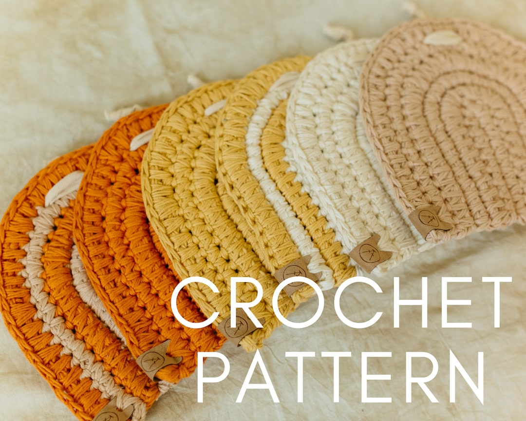 Crochet Trivet Pattern, Pot Holder, Hot Pad Crochet Gift - Etsy