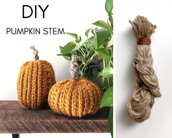 DIY TUTORIAL Pumpkin Stem Tutorial Crochet Pattern NOT | Etsy