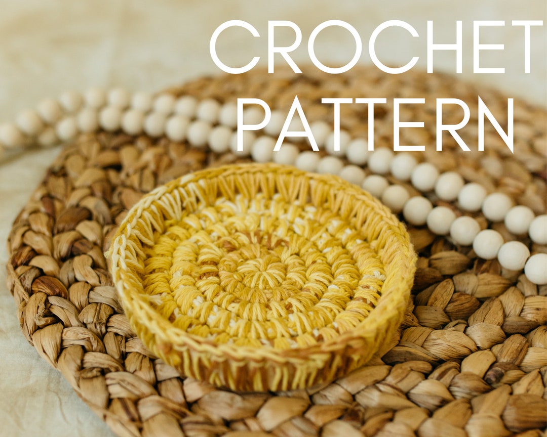 Crochet Vanity Tray Pattern, Valet Tray, Crochet Basket | Norma Rae ...