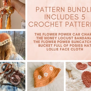 Crochet Pattern Bundle | Maker Essentials, 5 Crochet Patterns in 1 ...