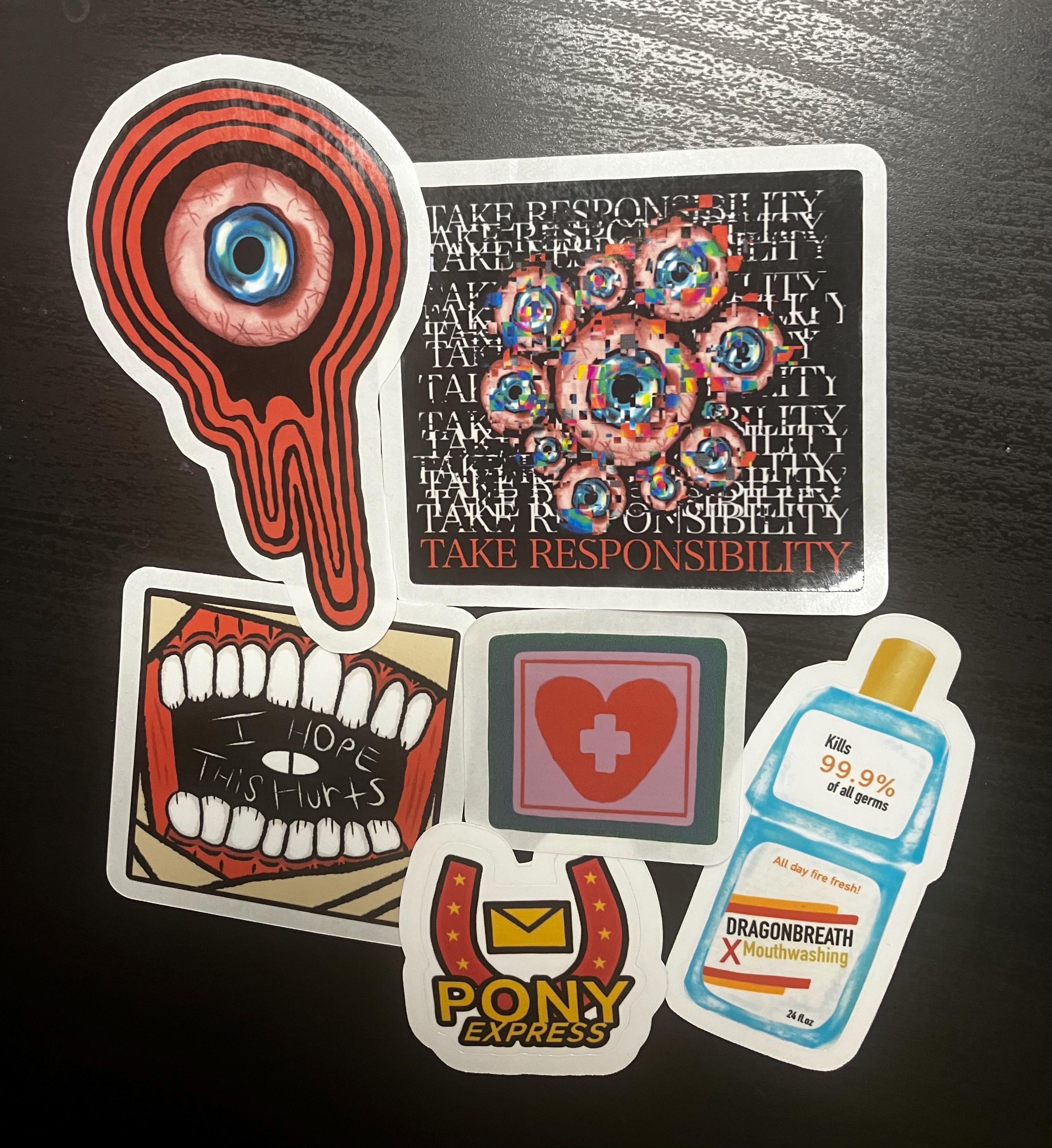 Mouthwashing Sticker Pack! - Etsy