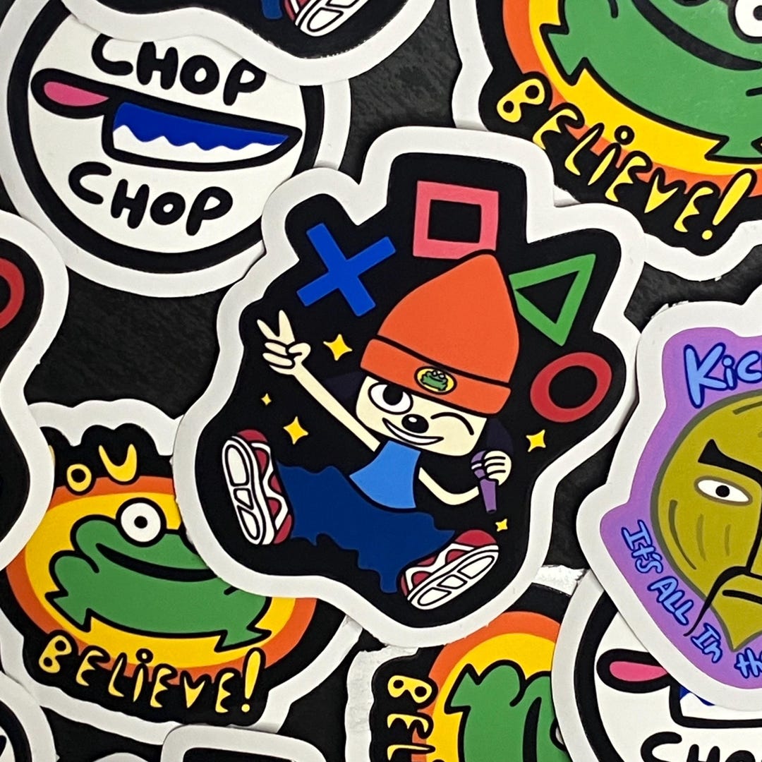 Parappa the Rapper Sticker Pack - Etsy