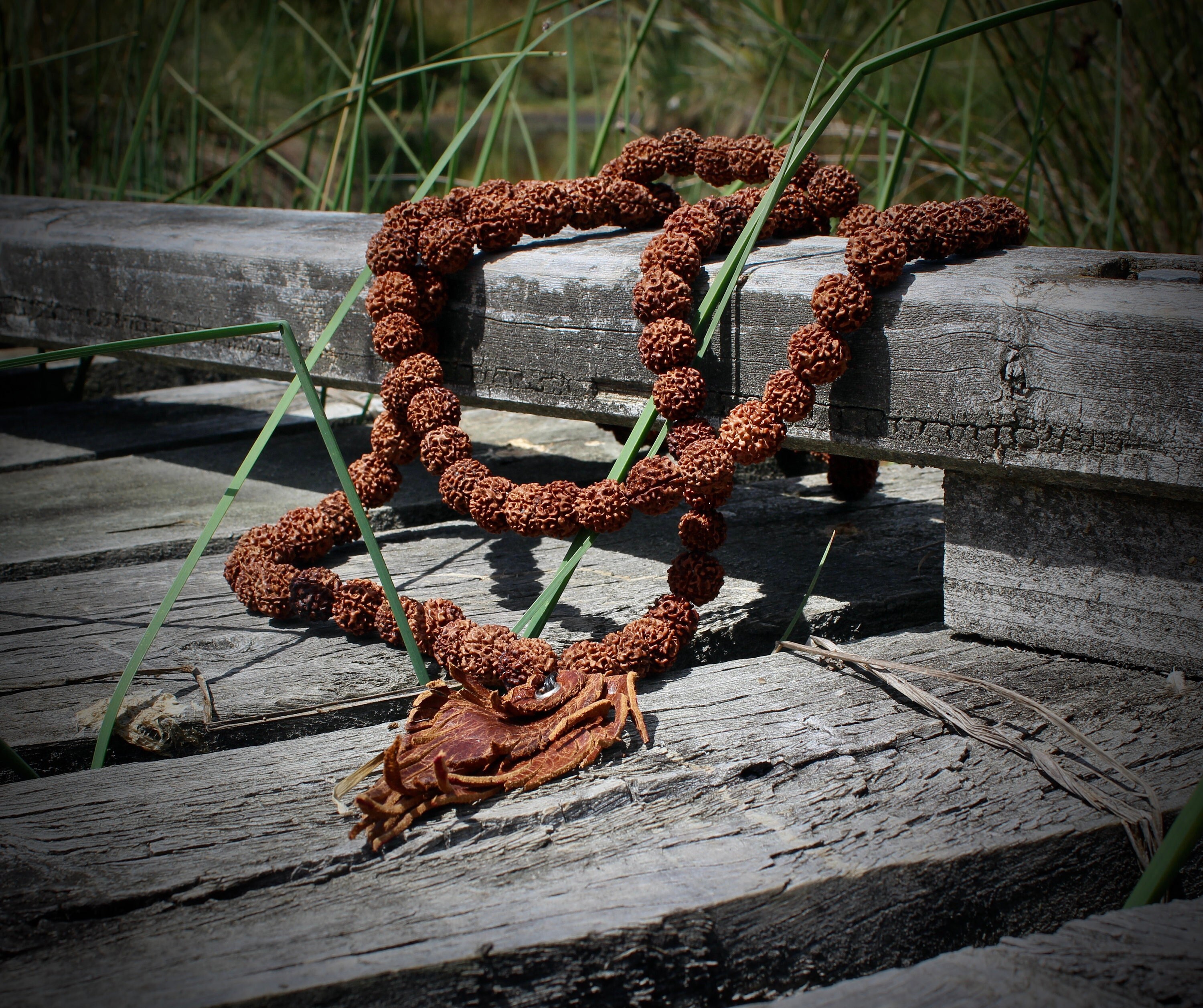Mala Prayers Beads 5 Mukhi Rudraksha 108 Beads Meditation - Etsy