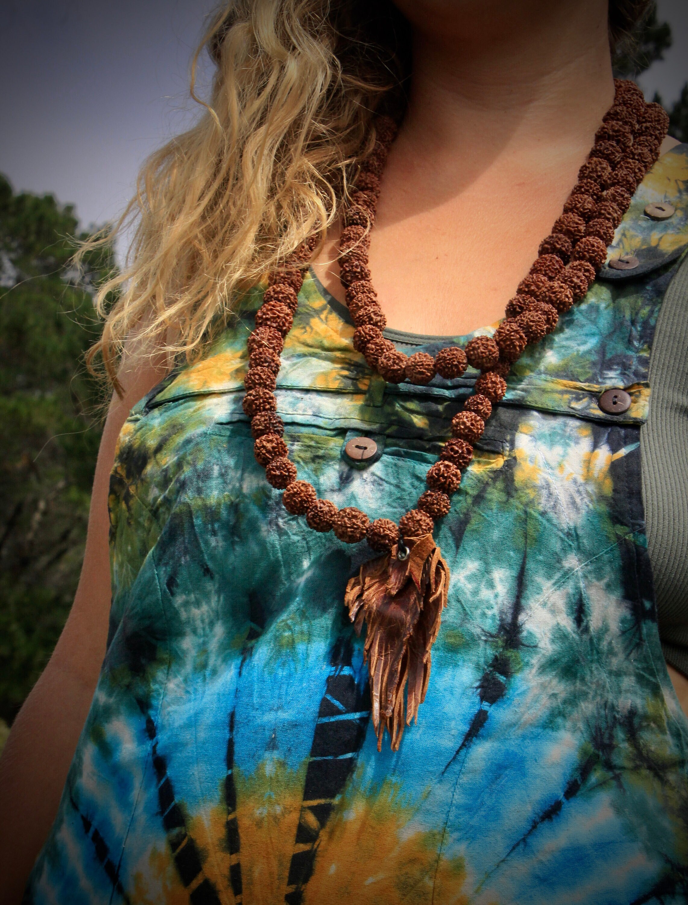 Mala Prayers Beads 5 Mukhi Rudraksha 108 Beads Meditation - Etsy