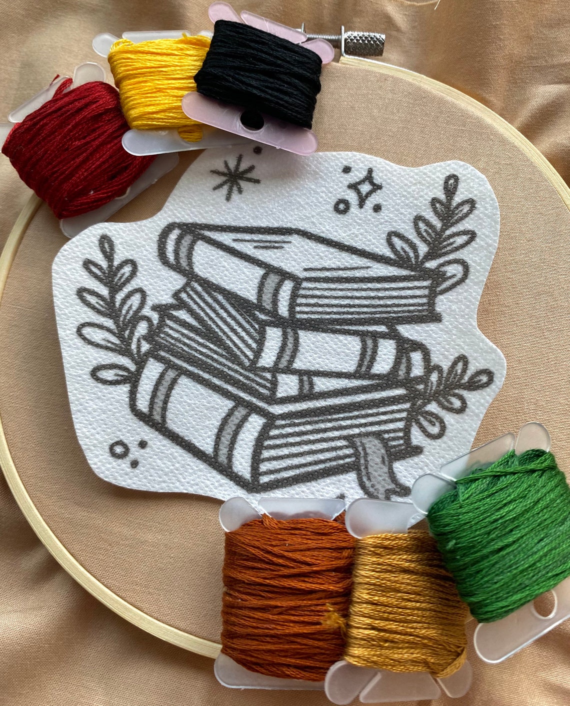 Embroidery "wizard Wonders" Stick and Stitch Pack - Etsy