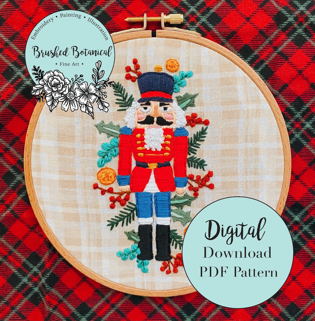 Vintage Christmas Nutcracker PDF Pattern - Etsy