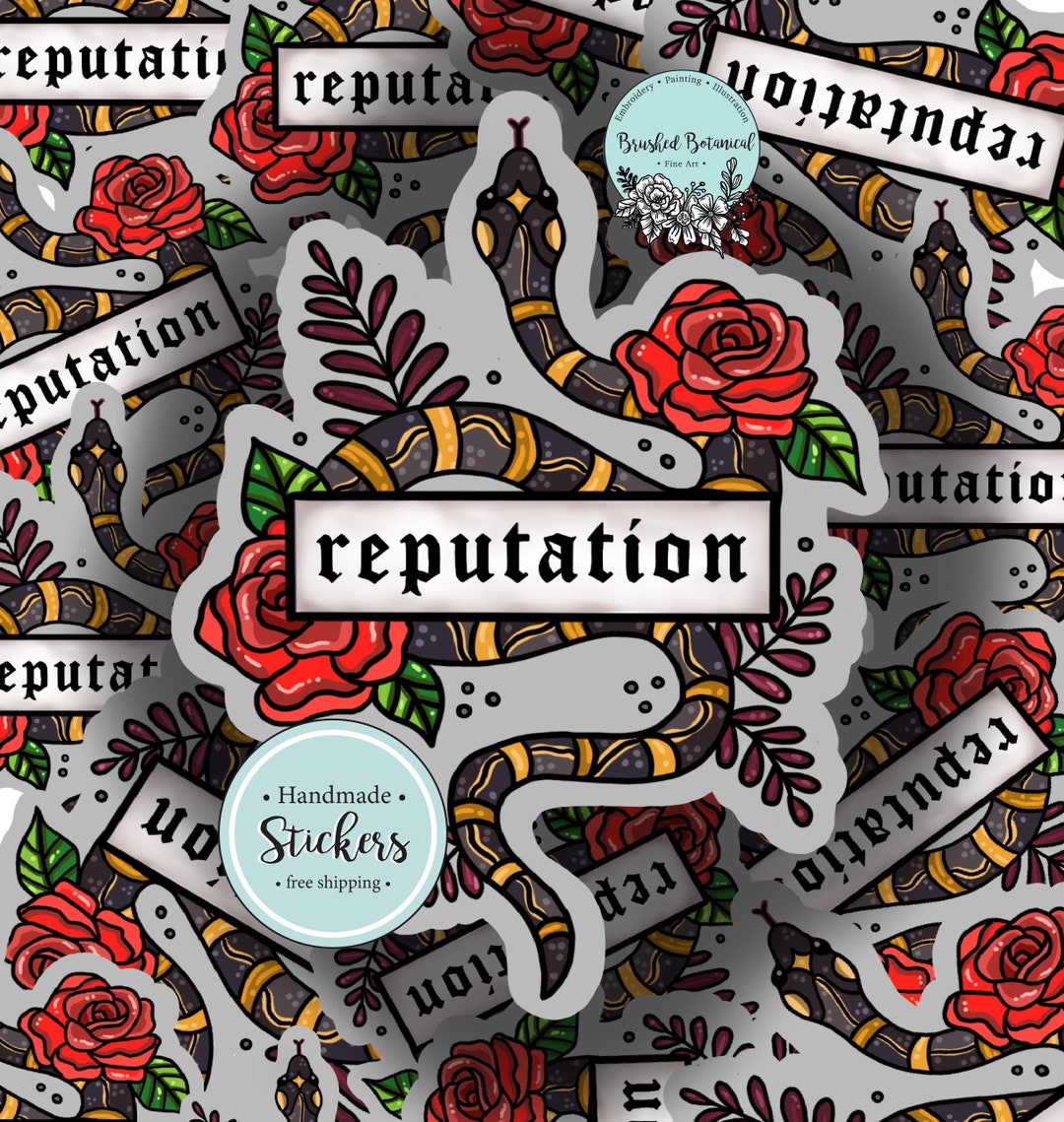 Taylor Swift reputation Snake Sticker - Etsy