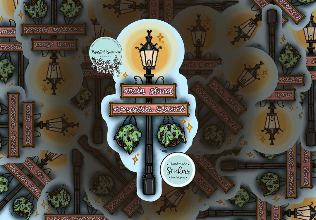 Taylor Swift cornelia Street & Main Street Disney Inspired Sticker - Etsy