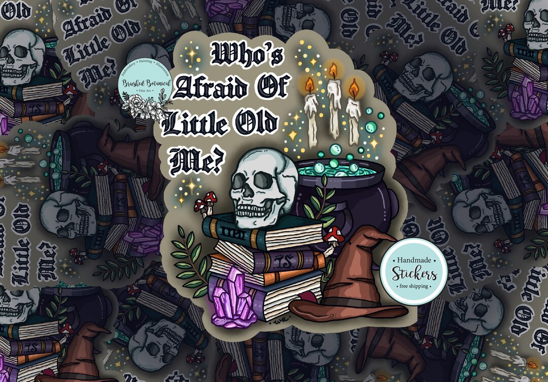 Witchy Music Inspired Sticker - Etsy UK