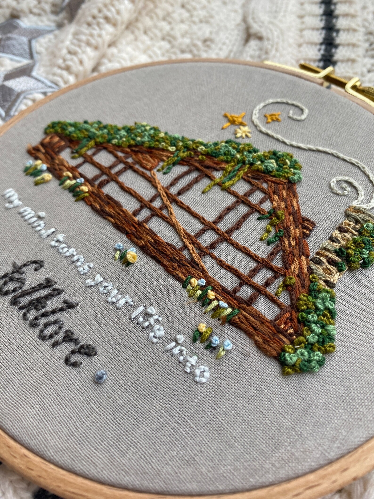 Taylor Swift folklore Cabin Inspired Embroidery PDF Pattern - Etsy UK