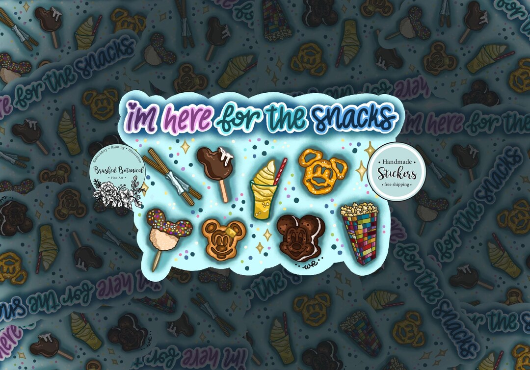 Magical Mouse Snacks Sticker - Etsy