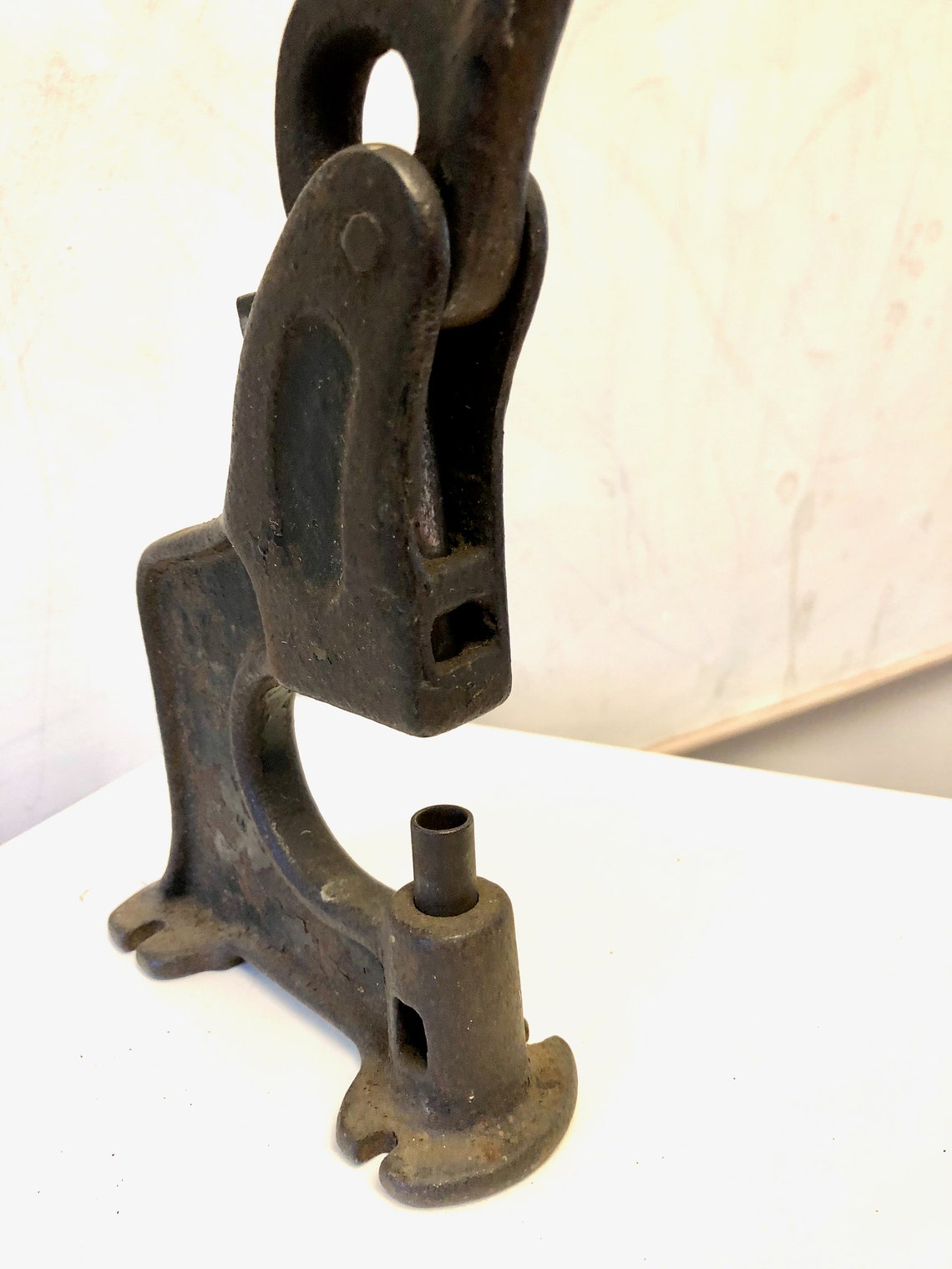 Antique Rex Rivet Press Punch Tool Cast Iron 27 Grommet | Etsy