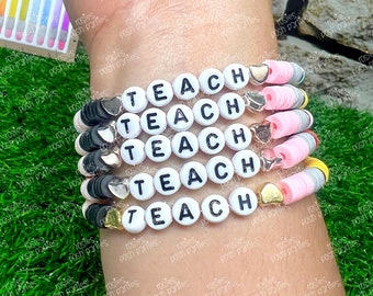 Teacher Pencil Bracelet Gift - Etsy