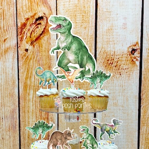Dinosaur Birthday Theme | Dinosaur Party | Dinosaur Cupcake Stand ...