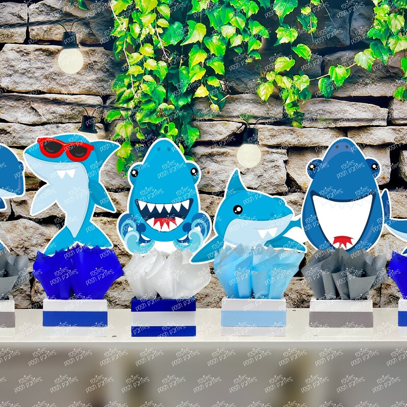 Shark Party Decorations - Etsy