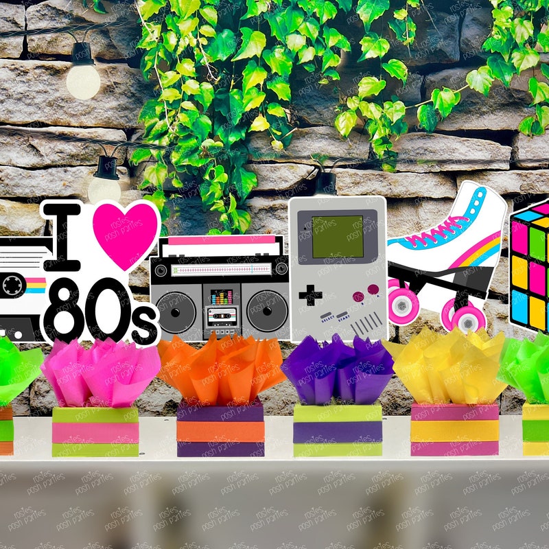 80s Centerpiece - Etsy