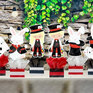 Magician Birthday Decorations Magician Centerpiece Magic Show Magic ...