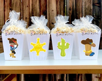 Western Theme Popcorn Boxes - Etsy